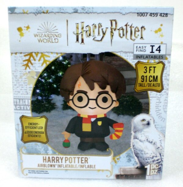 Gemmy Wizarding World Of Harry Potter Airblown Inflatable 3 Ft In/Outdoor