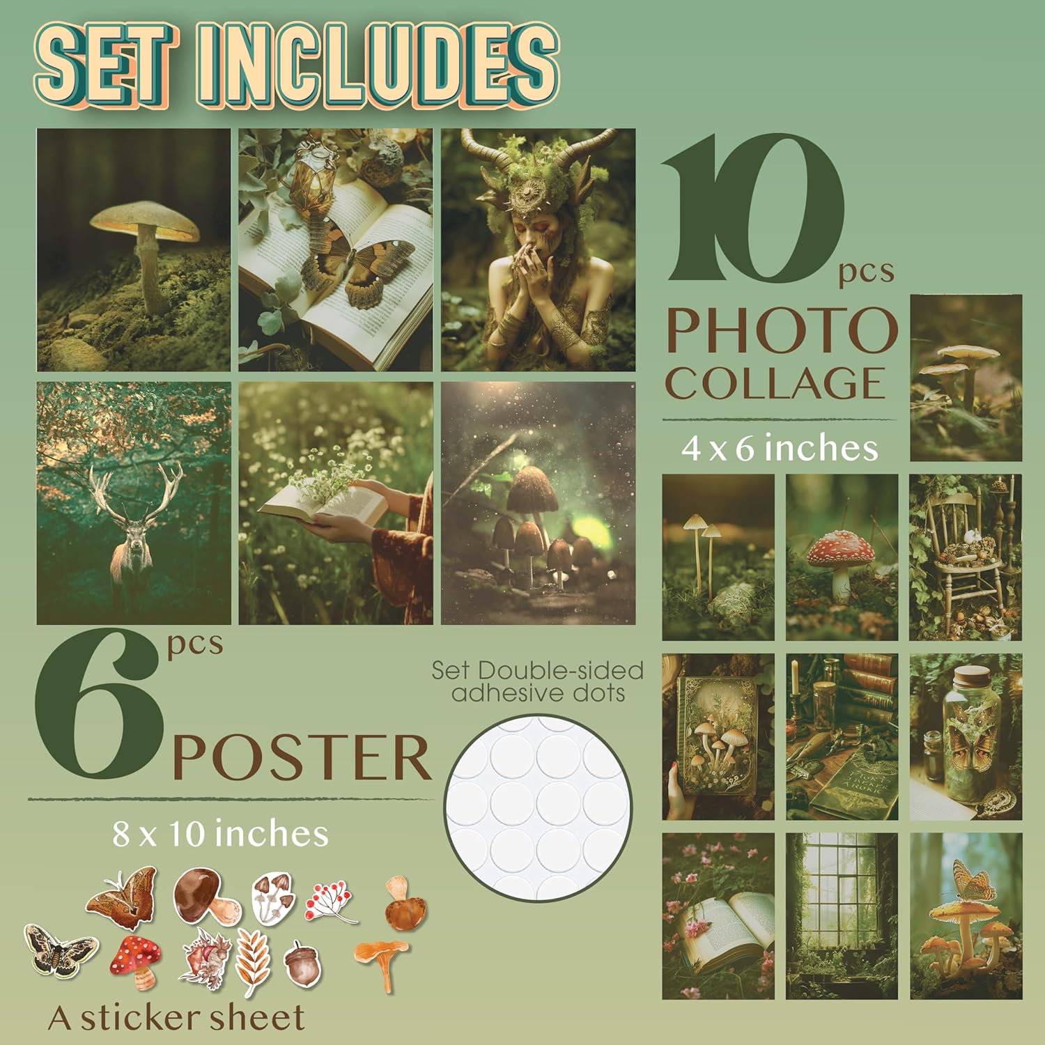 Dark Goblincore Room Decor Aesthetic Cottagecore